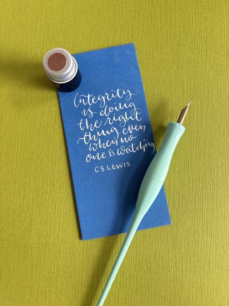 Modern Calligraphy Four Week Course - Lettering by the Sea